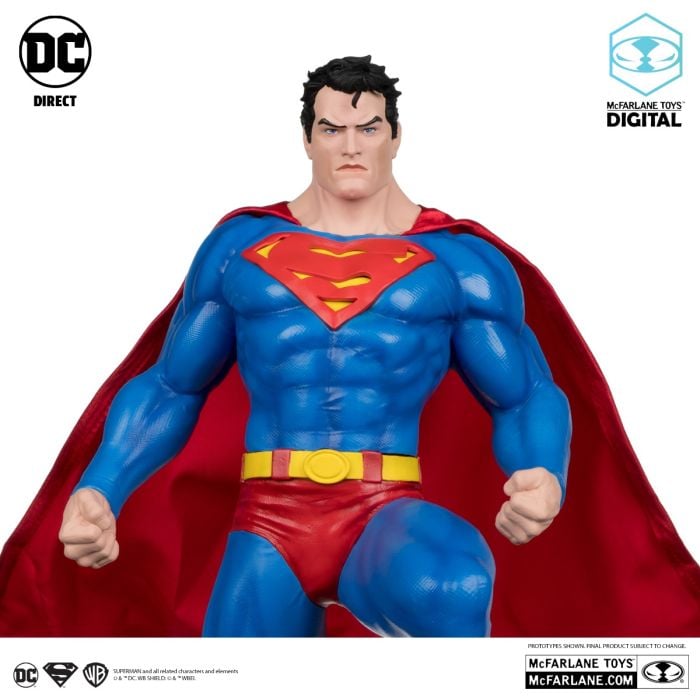 DC Direct Superman by Jim Lee McFarlane Digital 12 Inch Posed Statue