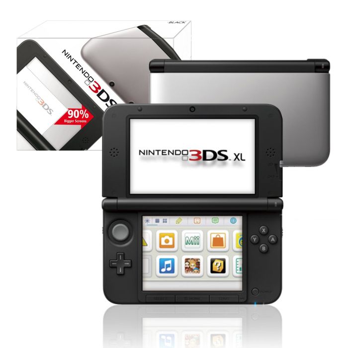Nintendo 3DS XL Console Silver Black