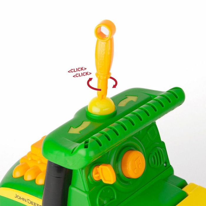 Foot to floor ride on tractor store