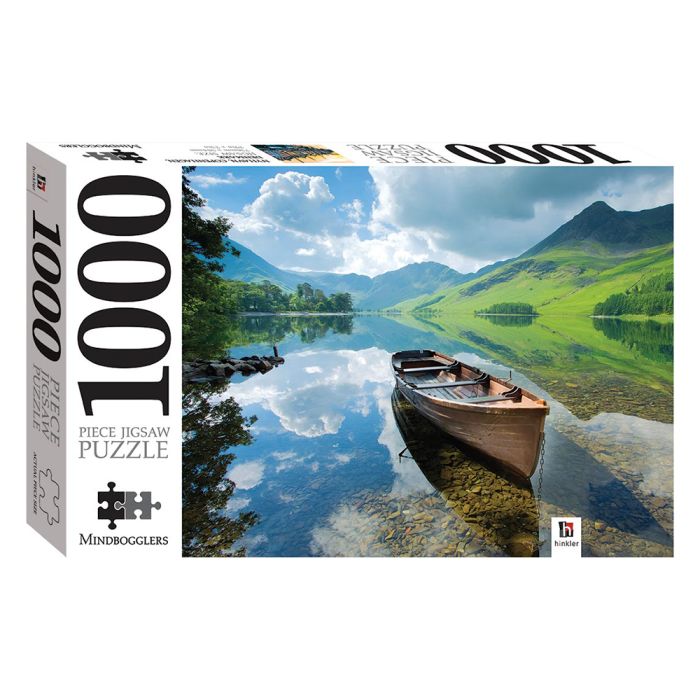 Mindbogglers Boat on a Lake Buttermere England 1000 Piece Jigsaw Puzzle