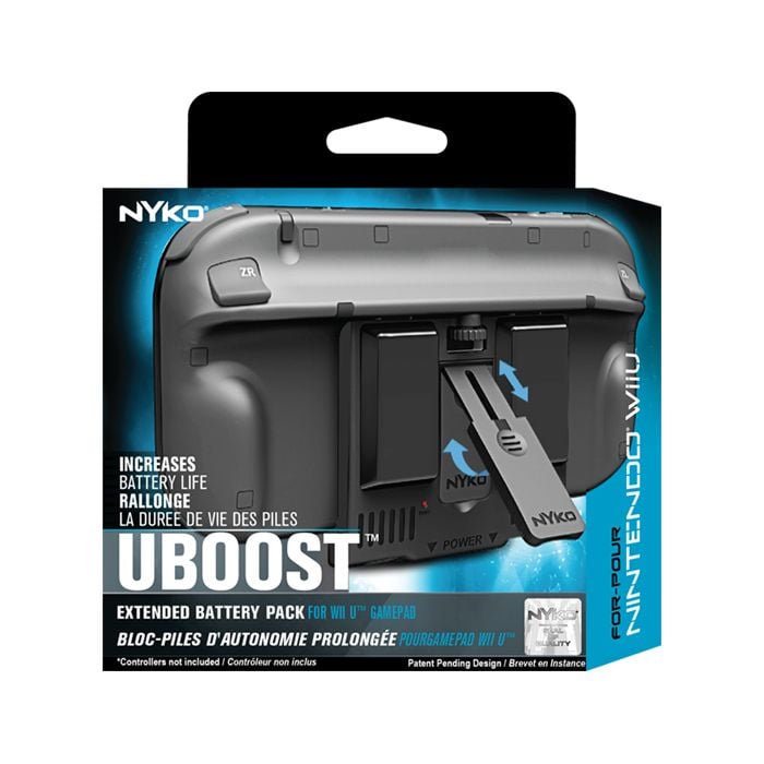 Nyko U Boost for Nintendo Wii U Black