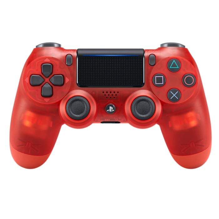 PlayStation 4 DualShock 4 Crystal Red Wireless Controller Pre Owned