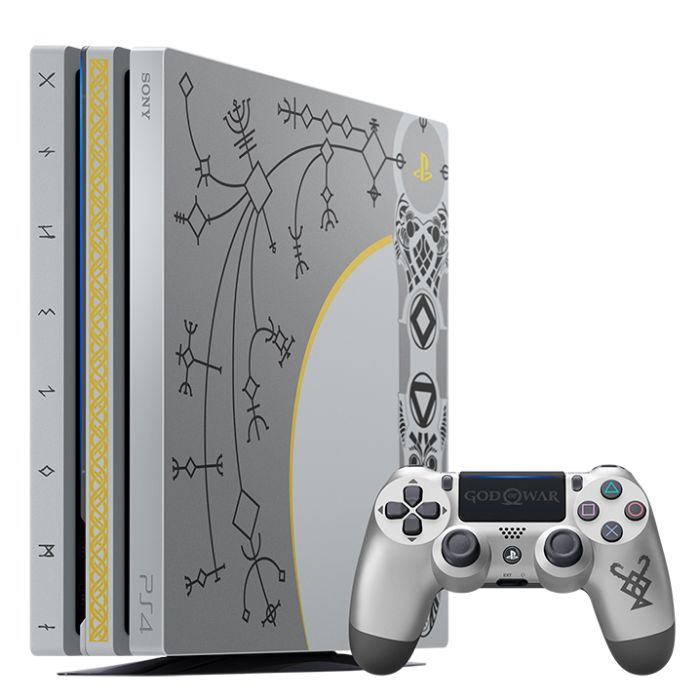 PlayStation 4 Pro 1TB God of War Limited Edition Console Bundle Pre Owned