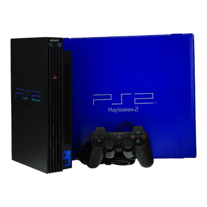 PlayStation 2 Fat Black Console Boxed Pre Owned