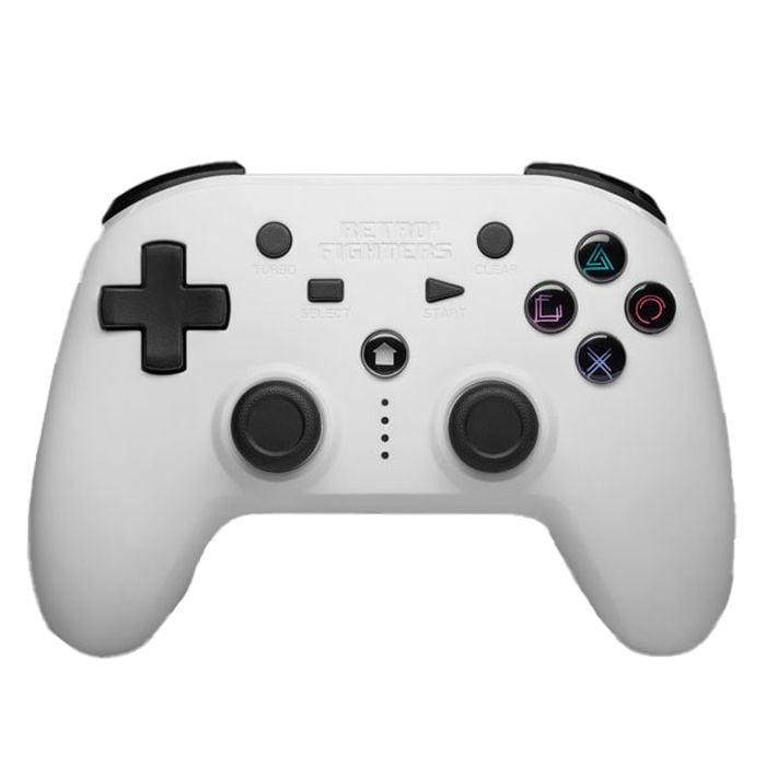 Retro Fighters Defender Bluetooth Edition Next Gen PS3 PS4 PC Wireless Bluetooth Controller White