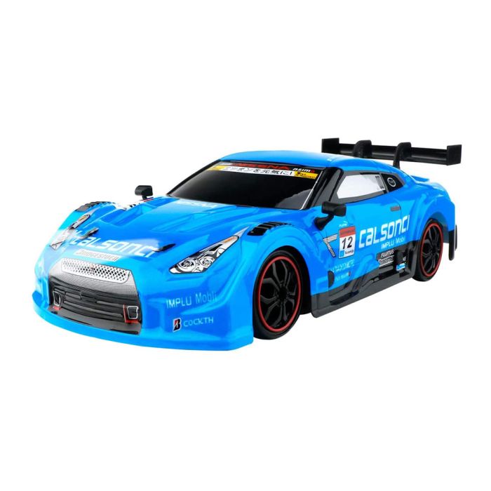 Rusco Racing 1 16th Scale Nissan GT R Super GT Remote Control Car Blue