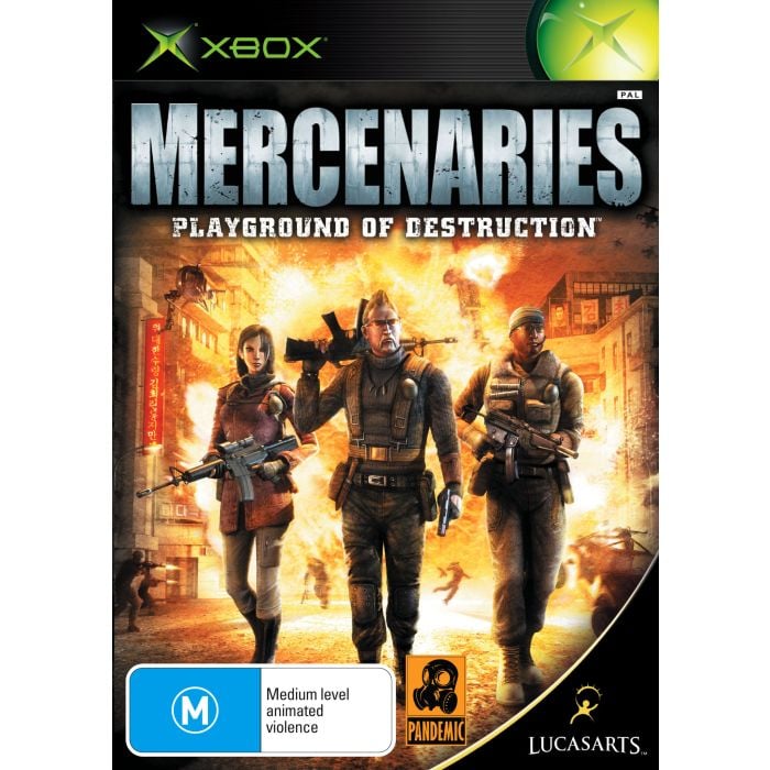 Mercenaries Playground of Destruction Xbox Original Pre Owned