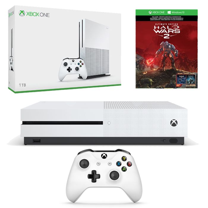Xbox One S 1TB Halo Wars 2 Ultimate Edition Console Bundle